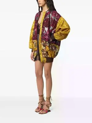 Nina Ricci Jacquard Patchwork Bomber