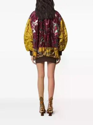 Nina Ricci Jacquard Patchwork Bomber
