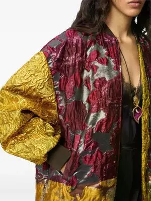 Nina Ricci Jacquard Patchwork Bomber