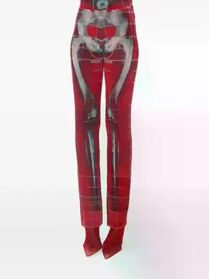 JEAN PAUL GAULTIER Graphic-print Trousers