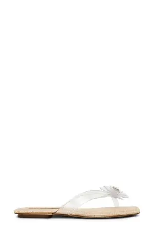 Steve Madden Tigerlily Floral Flip Flop - Clear