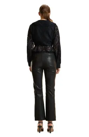 Cynthia Rowley V-neck Lace Blouse