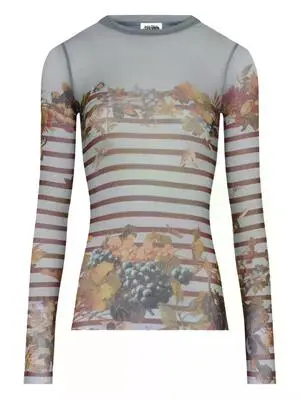 Jean Paul Gaultier Round Neck Blouses