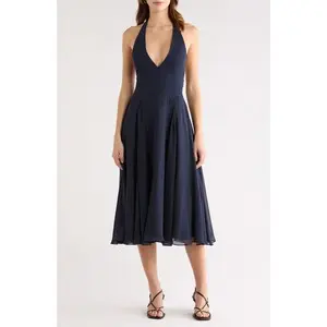 Knee-Length Halter Dresses