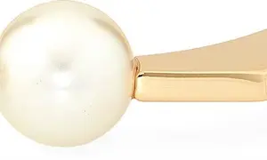 ALLSAINTS Faux Pearl And Pavé Hinge Cuff