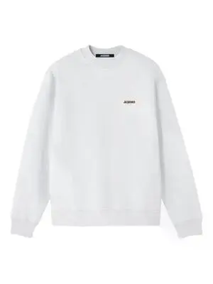 Jacquemus Crew-neck Logo-patch Sweatshirt
