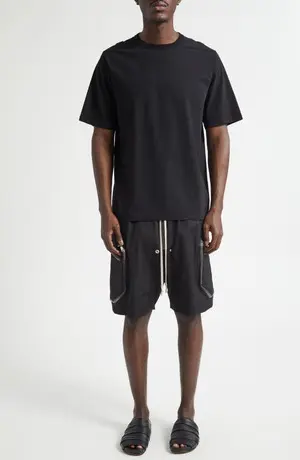 Rick Owens Brad Cotton T-shirt - Black