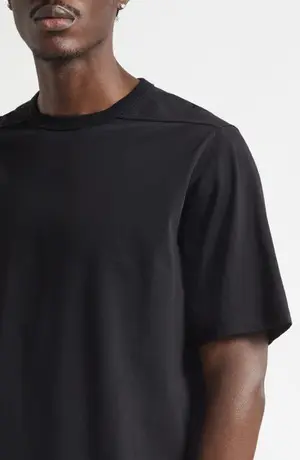 Rick Owens Brad Cotton T-shirt - Black