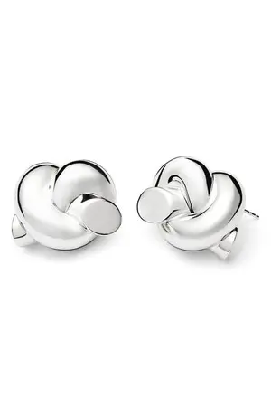 MISSOMA Knot Stud Earrings - Silver