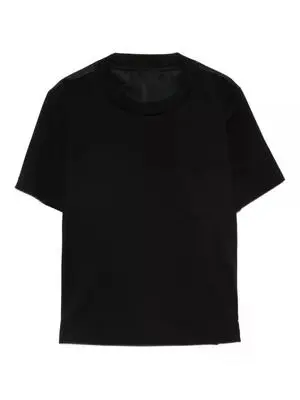Sacai Round Neck T-shirts For Women