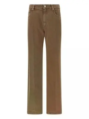 Brunello Cucinelli Garment-dyed Five-pocket Jeans