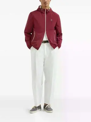 Brunello Cucinelli Hooded Jacket - Red