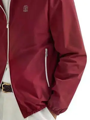 Brunello Cucinelli Hooded Jacket - Red
