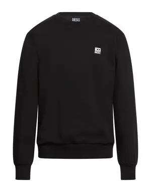DIESEL Cotton-blend Sweatshirt - Black