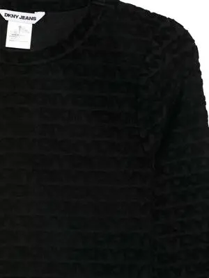Dkny Logo-jacquard T-shirt