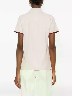 Moncler Short-sleeve Polo Shirt - Neutrals