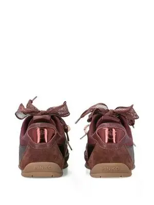 Pinko Panelled Sneakers - Red