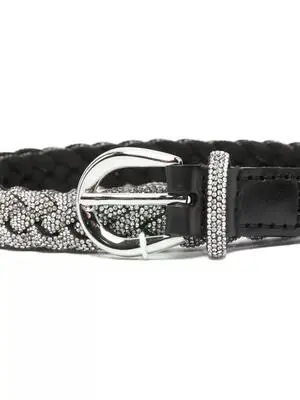 DEHANCHE Priscilla Rhinestone Braided Belt