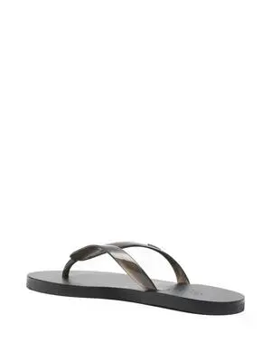 ANCIENT GREEK SANDALS Saionara Jelly Flip-flops - Black