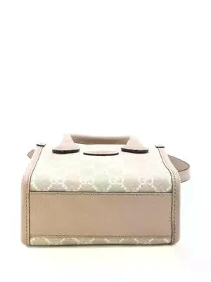 Gucci Interlocking G Patch Gg Coated Canvas Mini Satchel