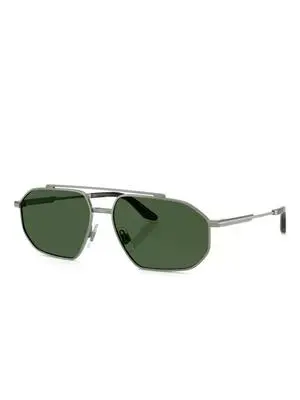 Dolce & Gabbana Double-bridge Sunglasses - Silver