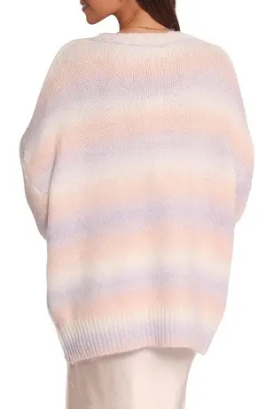 PETAL & PUP Joy Oversized Striped Sweater