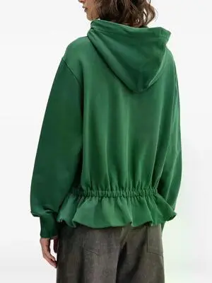 Stine Goya Drawstring-fastening Ruffled Hoodie