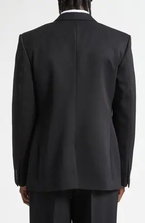Givenchy Raw Edge Lapel Wool Sport Coat