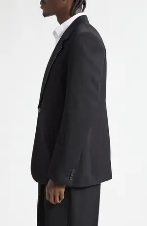 Givenchy Raw Edge Lapel Wool Sport Coat