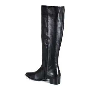 DIBA TRUE Dig Ital Leather Knee High Boots By - Black