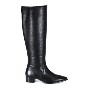 DIBA TRUE Dig Ital Leather Knee High Boots By - Black