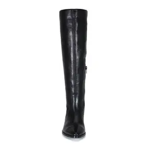 DIBA TRUE Dig Ital Leather Knee High Boots By - Black