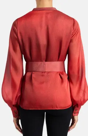 Santorelli Willow Buttoned Blouse