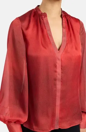 Santorelli Willow Buttoned Blouse