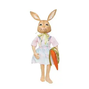 GALLERIE II Palma Bunny Easter Cute Table Sitter Joe Spencer Figure Joe Spencer Figure Figurine - Blue