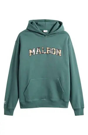 MALBON Fesque Preston Hoodie - Hunter Green