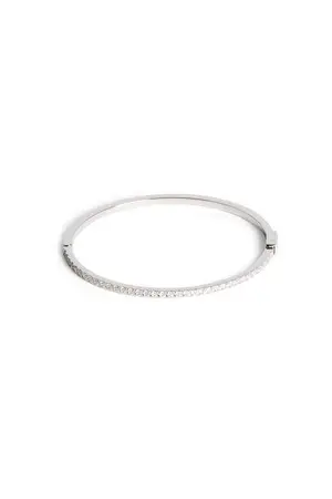 COEUR DE LION Eternal Love Crystal Bangle - Silver