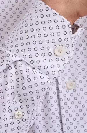 Bugatchi Devon Ooohcotton® Dot Print Button-up Shirt