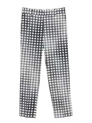 Ermanno Scervino Gingham Trousers - Black