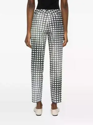 Ermanno Scervino Gingham Trousers - Black