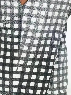 Ermanno Scervino Gingham Trousers - Black