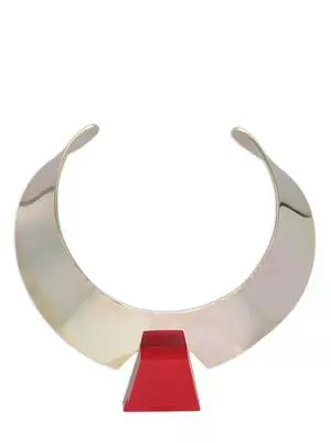Etro Geometric Collar Necklace - Gold