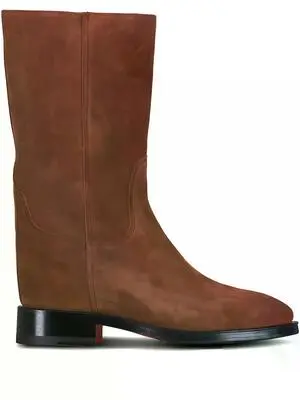 Santoni Round Toe Boots For Women