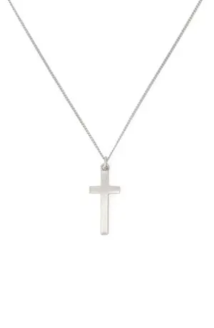 ALLSAINTS Gabe Cross Pendant Necklace