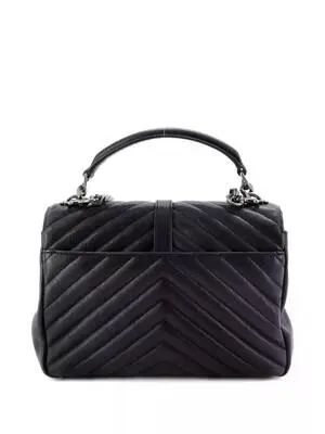 Saint Laurent Monogram College Medium Crossbody Bag - Black