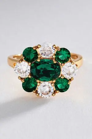 Anthropologie Crystal Rings