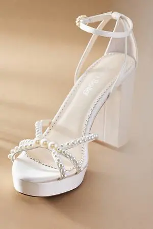 BELLA BELLE Lola Pearl Platform Heels