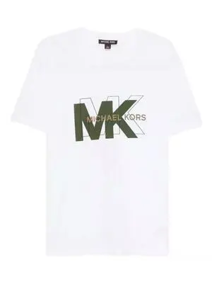Michael Kors Logo-embossed T-shirt - White