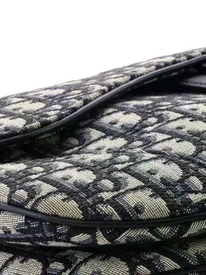 Dior Saddle Bag Oblique Canvas Medium - Blue