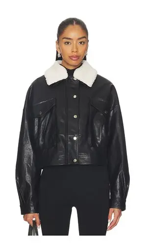 Superdown Colette Faux Leather Jacket